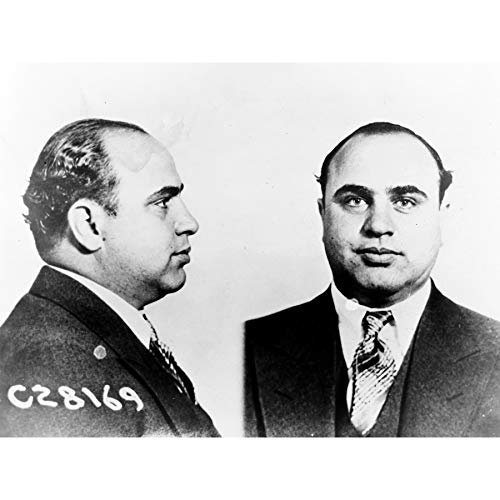 Gangster Capone Police Mugshot Old Photo Large Print Poster Wall Art ...