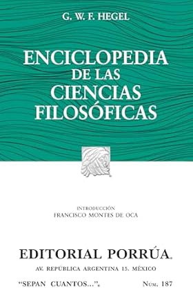 Enciclopedia De Las Ciencias Filosoficas (portada puede variar);Sepan ...