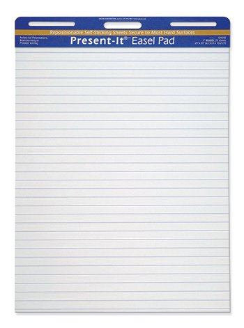 Amazon.com: Present It Easel Pad 1 In. Ruled 25 Sheets 25x30: Arts ...