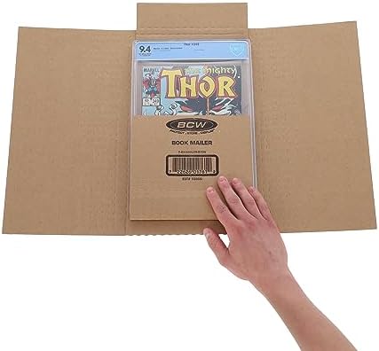 Amazon.com: BCW Wrap Mailer Comic Shipping Boxes - 5ct | Holds 15 ...