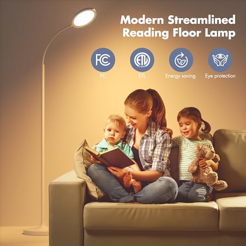 Snapklik.com : Keepsmile Floor Lamp,Super Bright Dimmable LED Lamps For ...