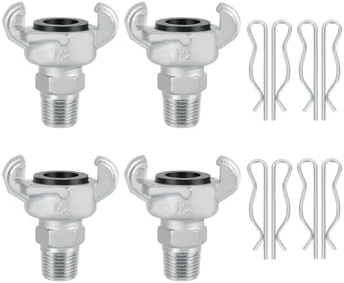 Amazon.com: QWORK Iron Air Hose Fitting, 3/4 NPT Male End, 2 Pack ...