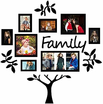 PAPER PLANE DESIGN Personalised Family Tree Collage Photo Frame Set 7 ...