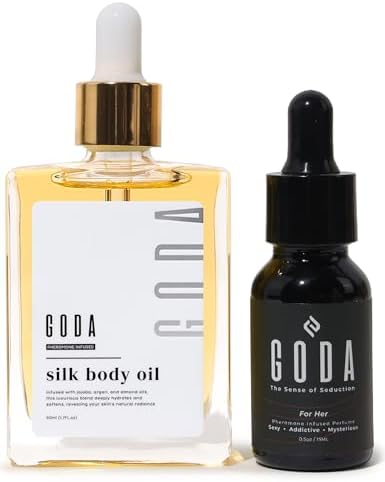 Amazon.com : GODA Pheromones Perfume for Women + Silk Body Oil Bundle ...