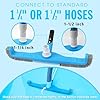 Amazon.com : TidyMister 20" 2 in 1 Pool Brush Vacuum Head with Swivel ...