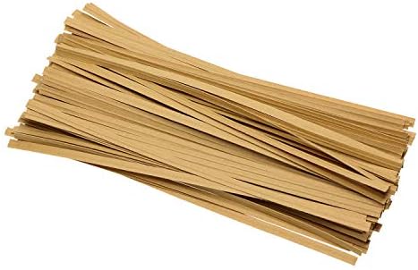 Amazon.com: ONLYKXY 100 Pieces Kraft Colour Paper Twist Ties Bread ...