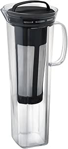 Amazon｜HARIO(ハリオ) コールドブリュー コーヒーピッチャー ライズ 840mL 水出しコーヒー 食洗機対応 トライタン ブラック CBR-12-B｜ピッチャー・冷水筒 オンライン通販