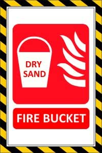 Signage Shop DRY SAND FIRE BUCKET : Amazon.in: Industrial & Scientific