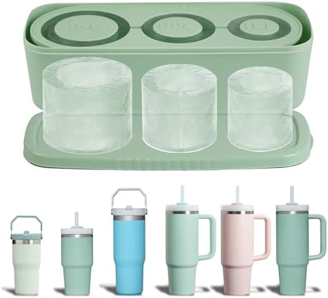 Amazon.com: Stanley Cup Ice Cube Mold, Silicone Ice Ring Molds for ...