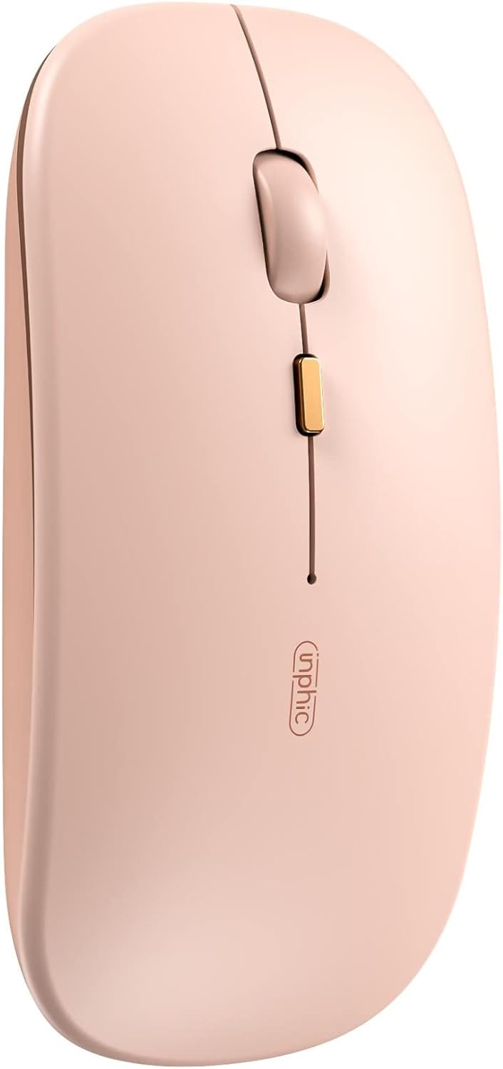 Amazon.com: Bluetooth Mouse,Rechargeable Wireless Mouse(BT5.1 & 3.0 ...