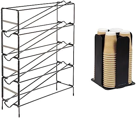 Amazon.com: Winco CDR-4 4-Tier Cup Dispensing Rack & Mind Plastic ...