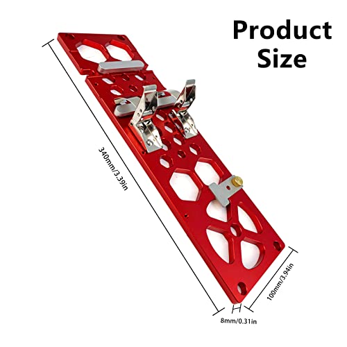 340mm Track Saw Square, Red Right Angle Circular Saw Guide Rail Angle ...