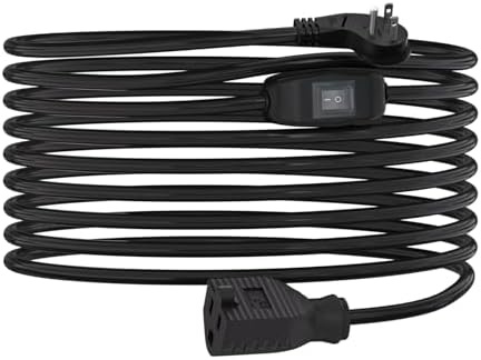 Amazon.com: RTNLIT 3-Prong Power Cord with Open Wiring & On/Off Switch ...