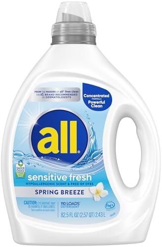 Amazon.com: all sensitive fresh™, Spring Breeze, Scented Liquid Laundry ...