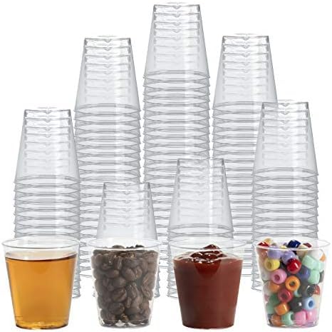 Amazon.com: 1000 Pack 2 oz Disposable Plastic Cups, 2oz Clear Shot Cups ...