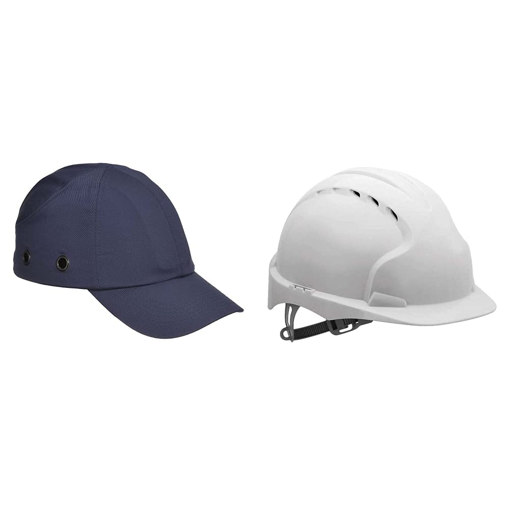 Portwest PW59 Light Adjustable Portwest Bump Cap Navy & JSP EVO2 Safety ...