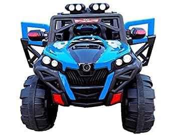 Buy JMK Battery Ride On Jeep 4x4 Big Size Wheels for Kids with Music ...