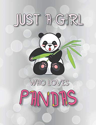 Amazon.co.jp: Just A Girl Who Loves Pandas: Panda Notebook, Diary ...