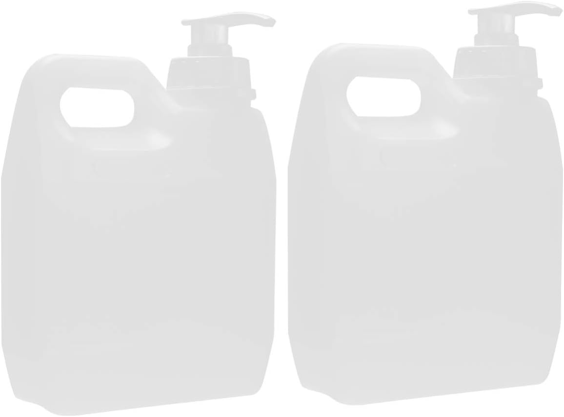 Amazon.com: 2pcs Liquid Pump Bottles Plastic Container for Cosmetics ...