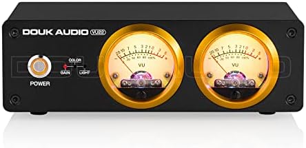 Amazon.co.jp: Douk Audio VU Meter Dual Analog Display DB Panel MIC+LINE ...