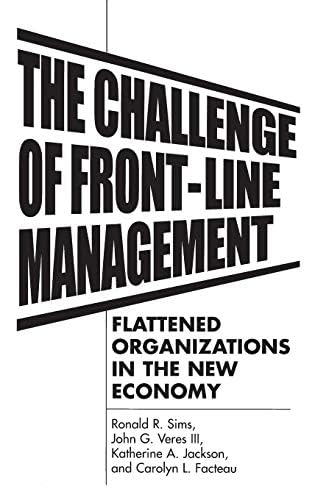 Amazon.com: Challenge of Front-Line Management, The: Flattened ...