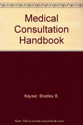 Medical Consultation Handbook: 9780815149859: Medicine & Health Science ...