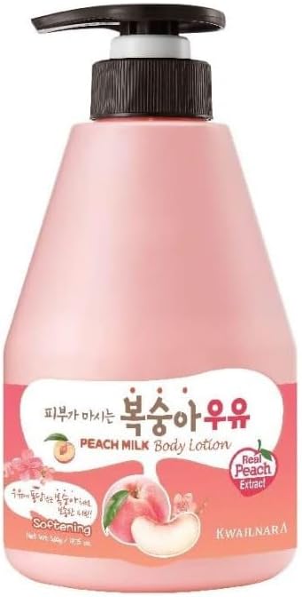KWAILNARA Peach Milk Softening Body Lotion 560g (Pack of 1) : Amazon.co.uk: Beauty