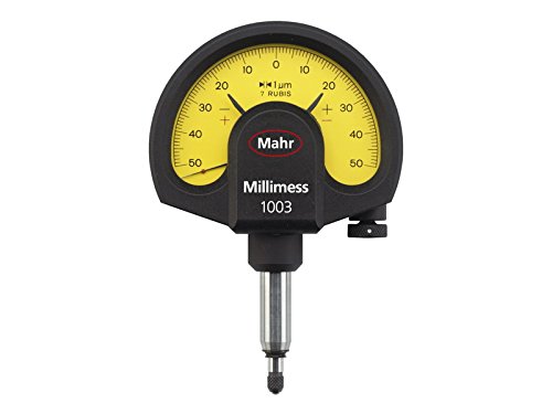 Mahr Federal 4334000 1003 Millimess Mechanical Dial Comparator, Ã‚±50 ...