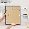 Amazon.com - A PLUS MAX 11x14 Picture Frame Set of 3, Black Engineered Wood Frame for 11 x 14 ...