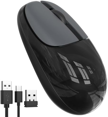 Amazon.com: EDJO Silent Wireless Bluetooth Mouse for iPad, Rechargeable ...