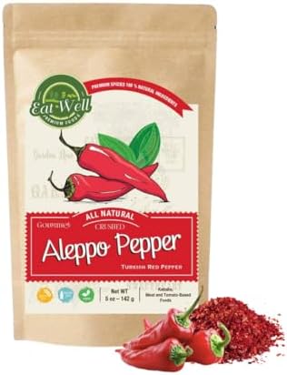 Amazon.com : Eat Well Premium Foods Aleppo Red Pepper Flakes 5oz ...