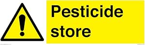 Amazon.com: Pesticide store Sign - 600x200mm - L62 : Patio, Lawn & Garden