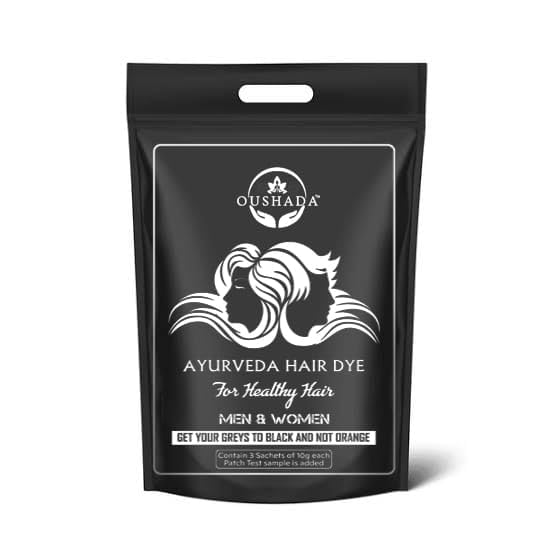 Buy Oushada Herbal Hair Dye – Natural Ayurvedic Powder for Grey ...