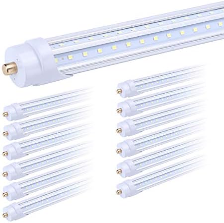 TOPTRONED T8 LED Tube Light Bulbs 4FT, 75W 9000Lm 6000K Cool White, Bi ...
