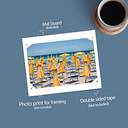 Snapklik.com : Golden State Art, Uncut 8x10 White Mats Matboards, Acid ...