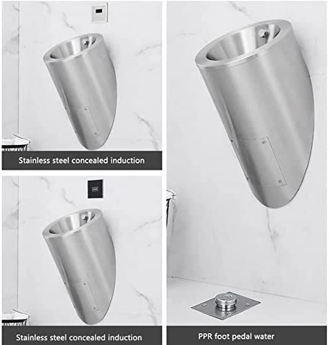 Wall-Mounted Urinal Automatic Sensor Urinal Toilet Men's Smart ...