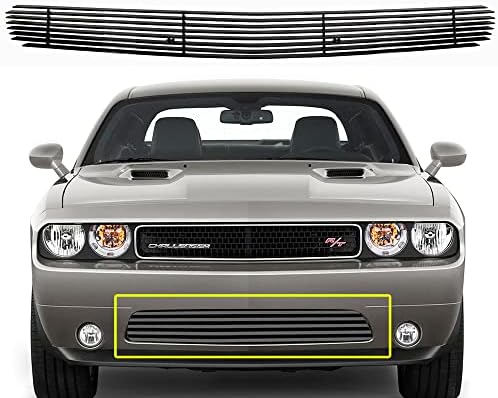 Amazon.com: Grille insert for 2011-2014 Dodge Challenger Billet Front ...
