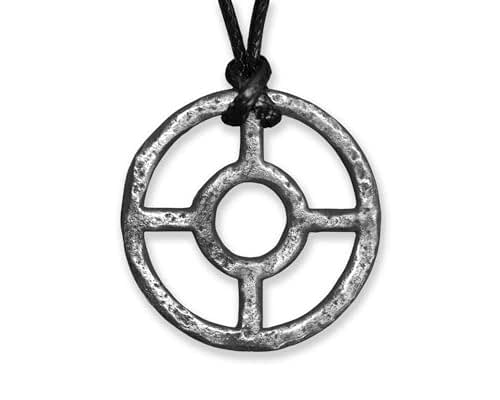 Amazon.com: Baldur Jewelry - Taranis Dharma Solar Cross Sun Wheel ...