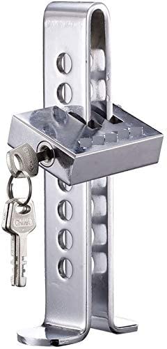 Praxon Chrome Plated Locking Rod Universal Anti-Theft Adjustable 8 Hole ...