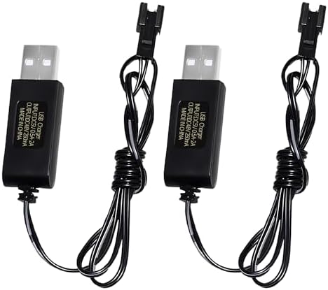 Amazon.com: AMZZN 2PCS 4.8V 250mA USB Charging Cable with SM-2P Plug Connector Suitable for SY ...