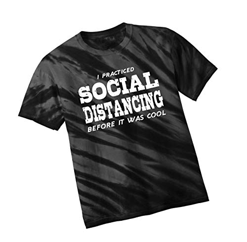 Amazon.com: Social Distancing T-Shirt, Funny Anti-Social Introvert ...