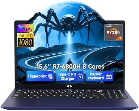 Amazon.com: NIMO 15.6" IPS FHD-Gaming-Laptop, 8 Cores AMD Ryzen 7 6800H ...