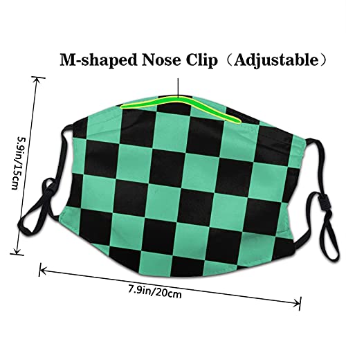 Demon Slayer Face Mask Cartoon Anime Fashion Face Mask 3D Printed ...
