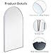 Amazon.com: Dolonm 2 Pack 36x24 Inch Arch Wall Mirror, Double Vanity ...