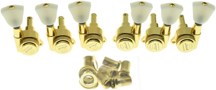 Amazon.com: KAISH 3x3 Off White Keystone Locking Tuners 18:1 Guitar ...