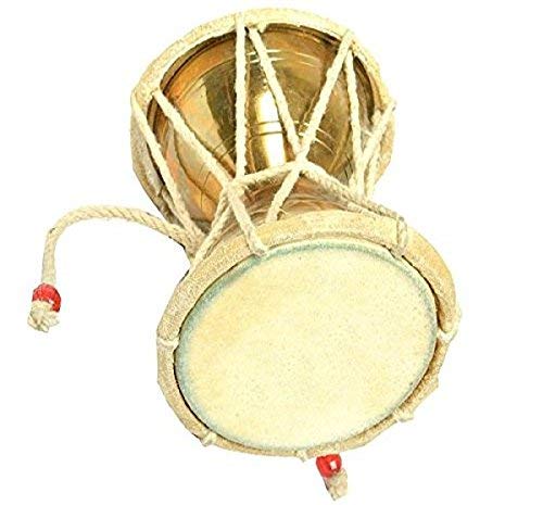 Buy B Craft India Handmade Gold Damroo Shiva Damru Pooja Musical Damaru ...