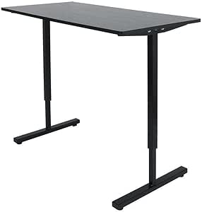Amazon.com: JHUS 120x60cm Height Extenable Computer Desk PC Laptop ...