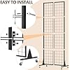 Urban Deco Gridwall Rack Panels with wheels – Wreath Display with ...