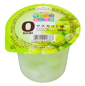 Amazon.com: Tarami Karorikokarorika 0kcal Muscat taste 290gX6 pieces