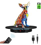 Amazon.com: Motorized Rotating Display Stand, Remote Control Rotating ...
